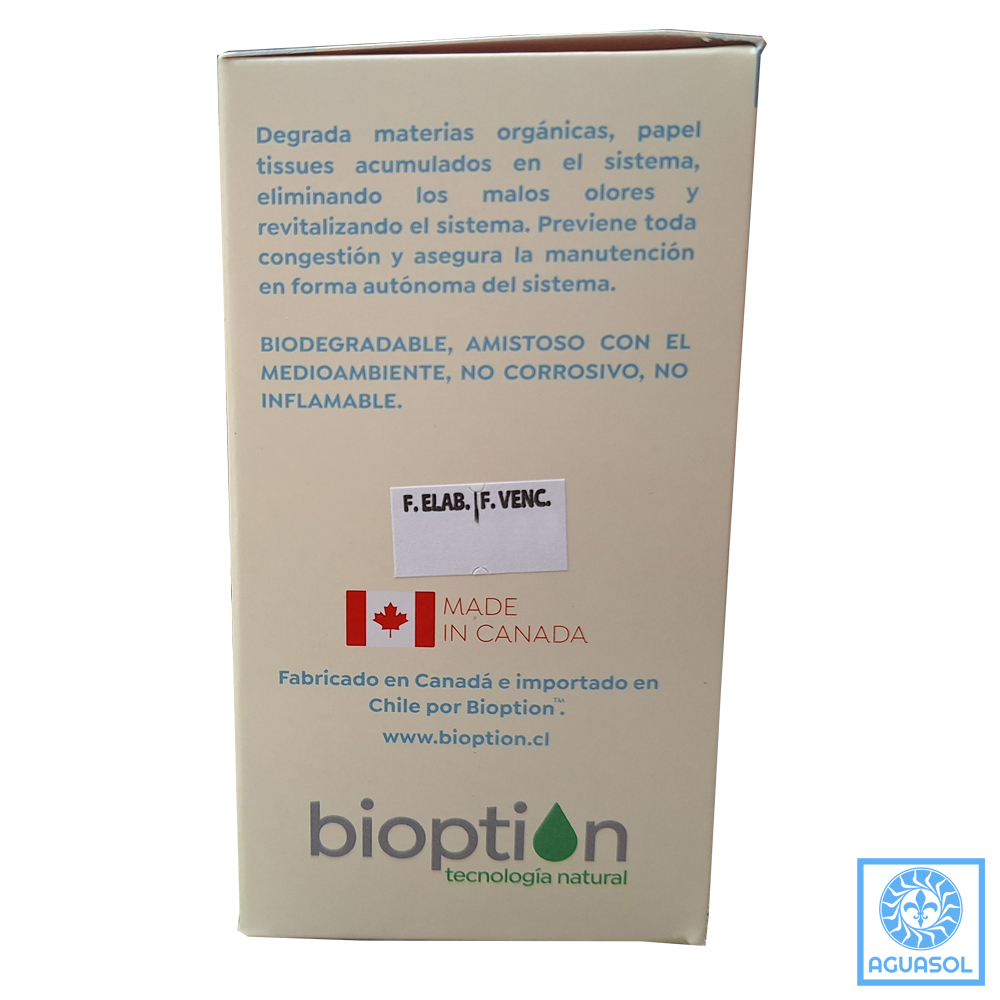 Tratamiento Bacterias Para Fosas Septica y Plantas Tratamiento- AGUAFER