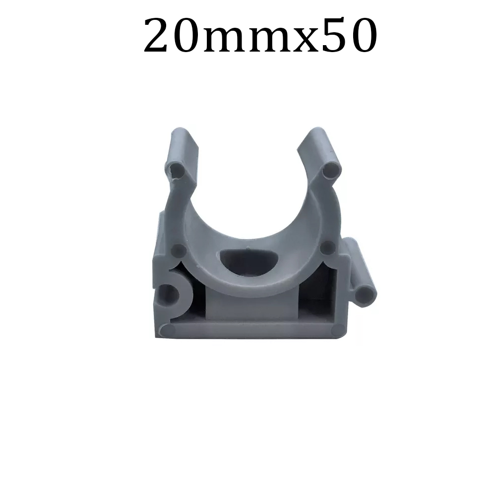 Abrazadera Ppr Polifusion 20 Mm Pack 50 Un - Gris - AGUAFER